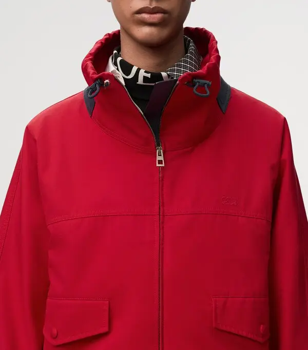 Loewe Cotton-silk Bomber Jacket