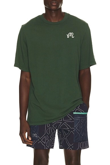 MALBON X Golf & Bass Club Bermuda Lures Tee - Forest