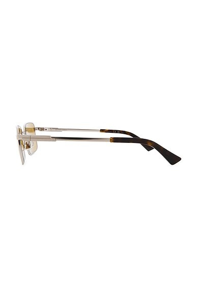 Bottega Veneta Stretch Metal Square Sunglasses