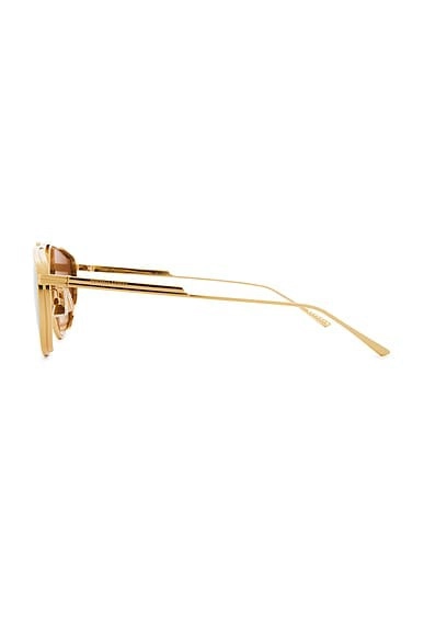 Bottega Veneta Light Ribbon Pilot Sunglasses