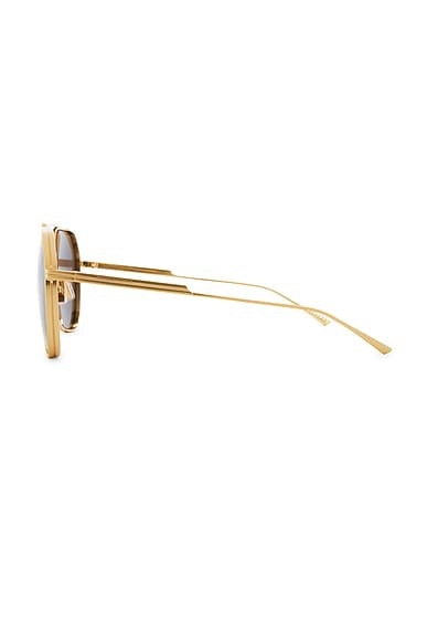 Bottega Veneta Light Ribbon Pilot Aviator Sunglasses