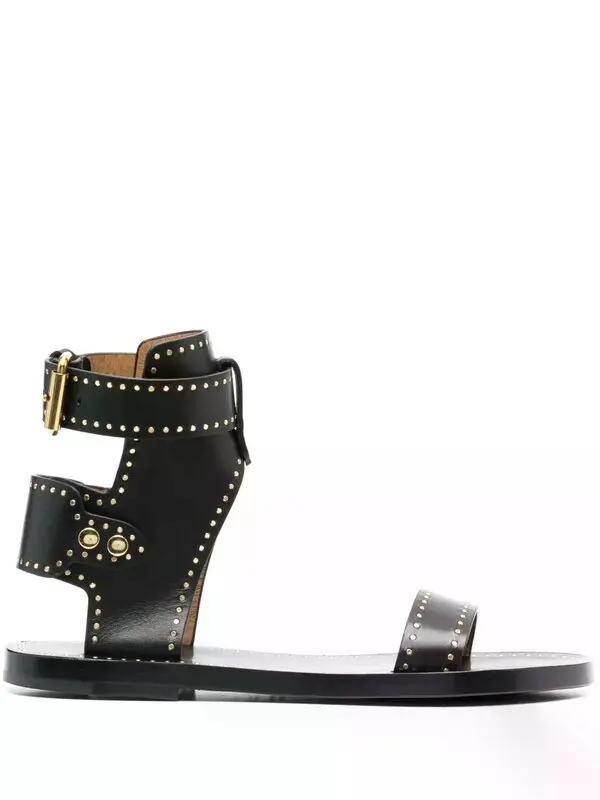 Isabel Marant Étoile Janders Studded Sandals - Black