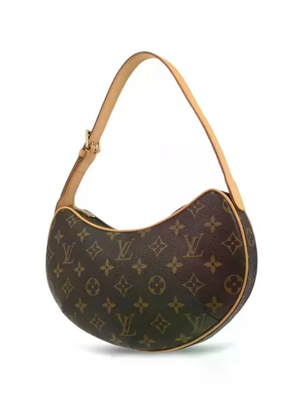 LOUIS VUITTON Monogram Croissant Pm Shoulder Bag - Brown