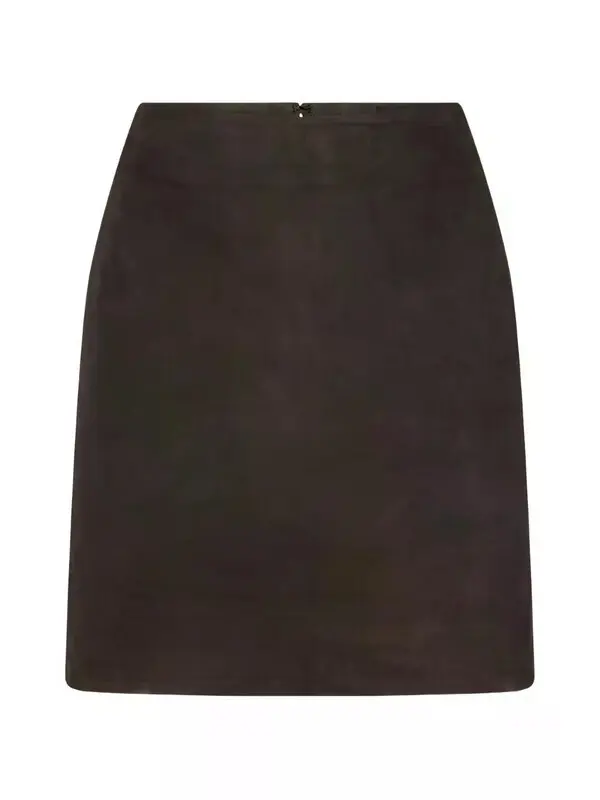 ROTATE BY BIRGER CHRISTENSEN Suede Mini Skirt