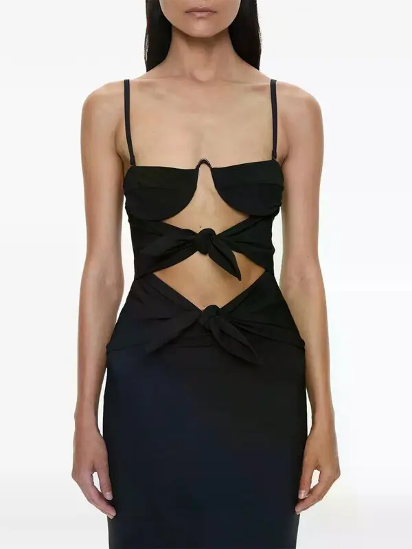Christopher Esber Porto Tie-fastening Cutout Maxi Dress