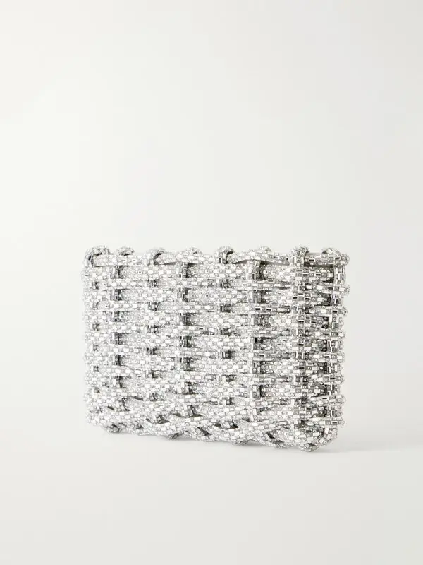 Simkhai Morgan Crystal-embellished Clutch Bag