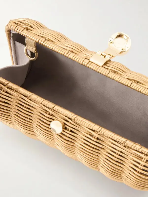 Judith Leiber Poppy Basket Clutch