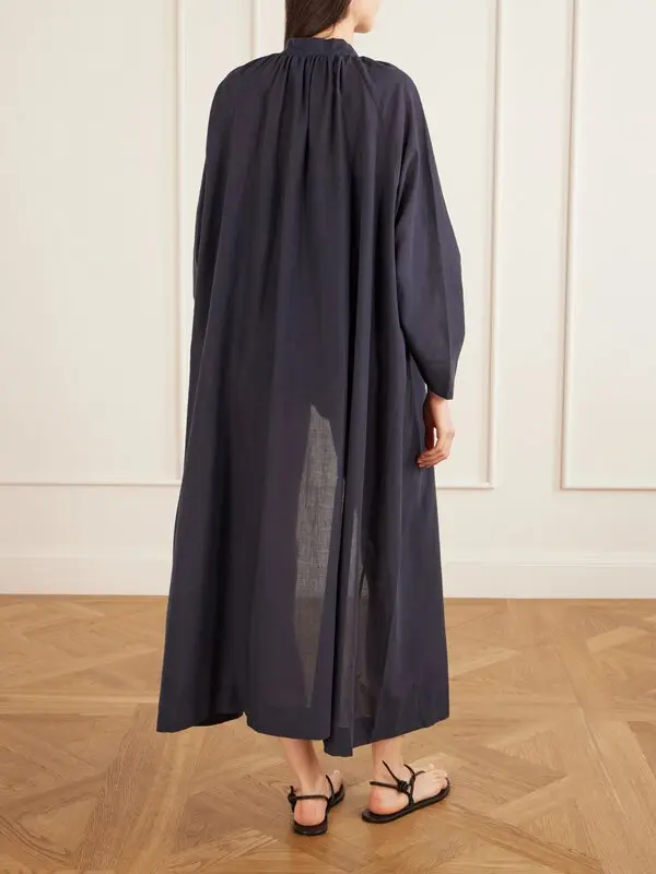 LES VACANCES D’IRINA Liquid Summer Cotton-voile Kaftan