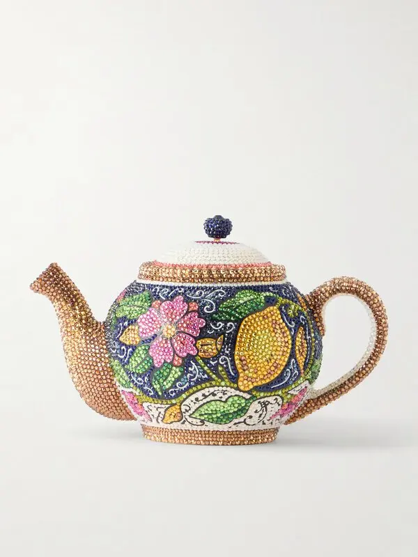 Judith Leiber Crystal Teapot Clutch - Multi