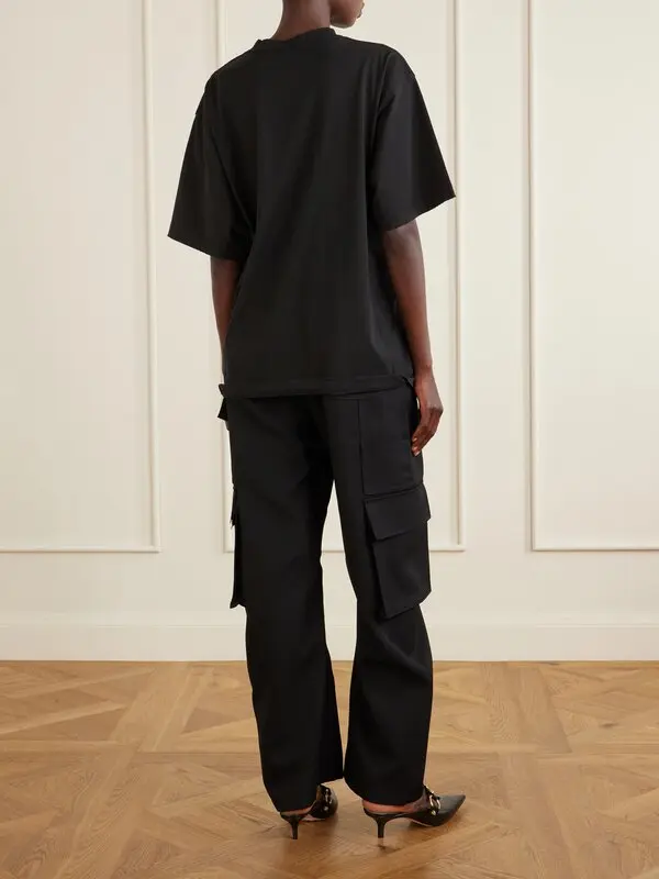 Balenciaga Printed Cotton-jersey T-shirt