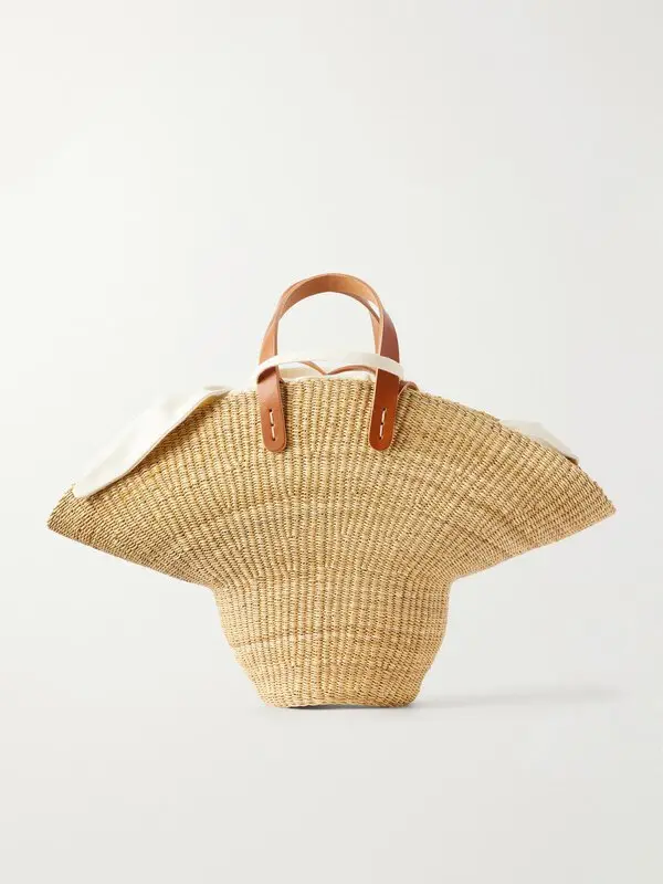 Muuñ Signora Raffia Tote
