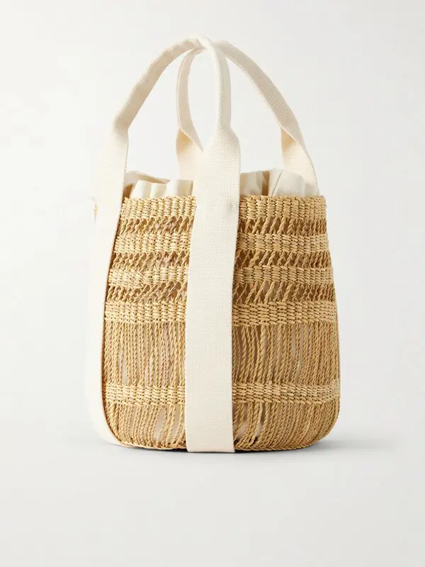 Muuñ Mixy Raffia Bucket Bag