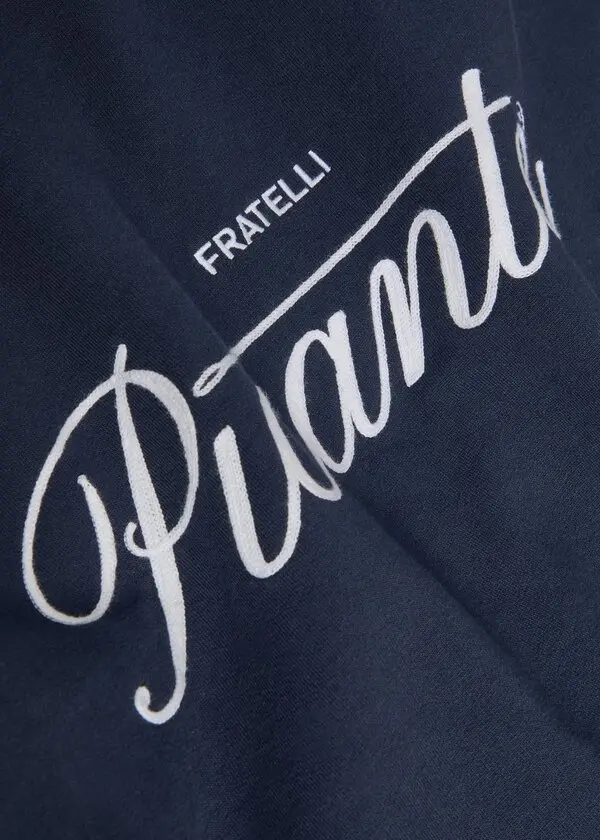 PICANTE Embroidered Cotton Hooded Sweatshirt