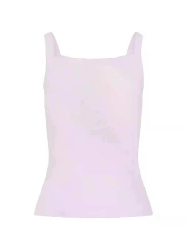 PANGAIA Ribbed-knit Vest Top