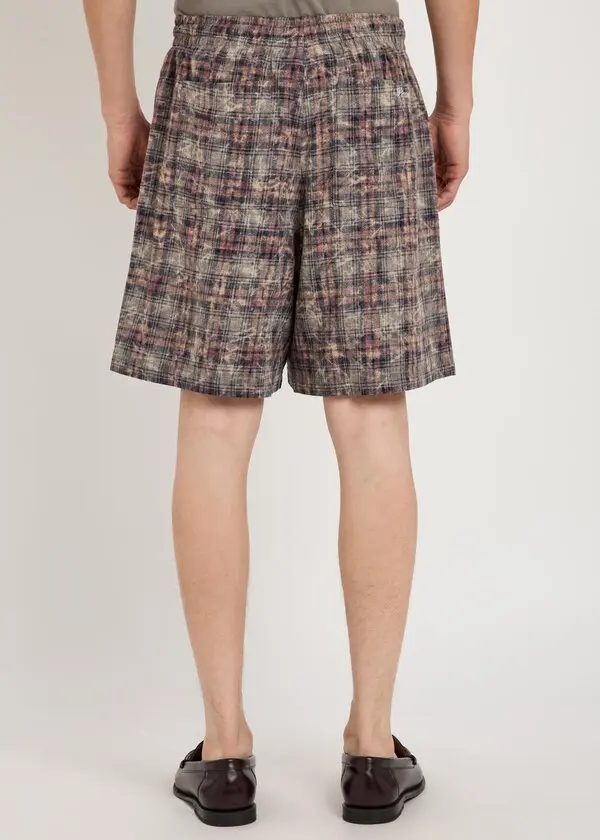 PICANTE Rocco Checked Cotton Shorts