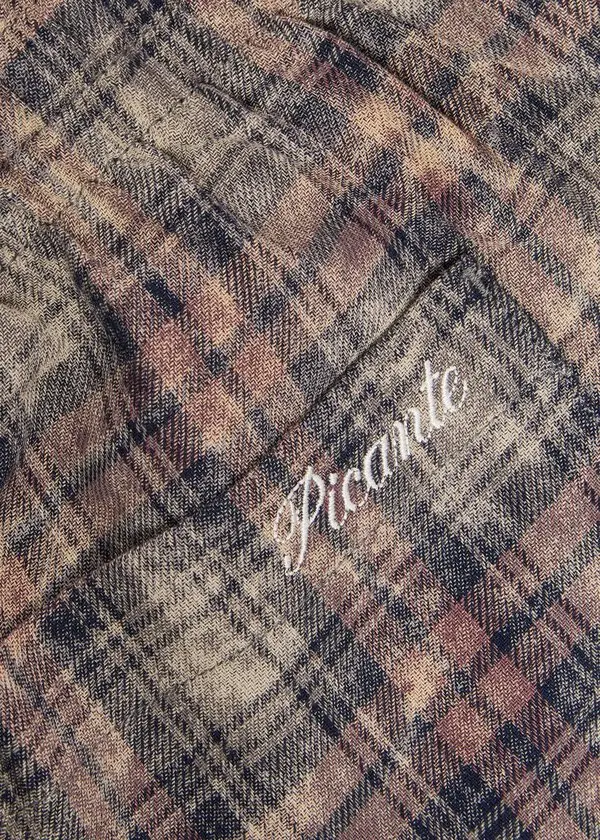 PICANTE Rocco Checked Cotton Shorts
