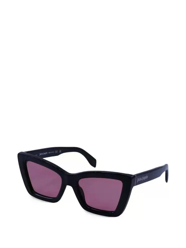 Palm Angels Roseville Cat-eye Sunglasses - Black