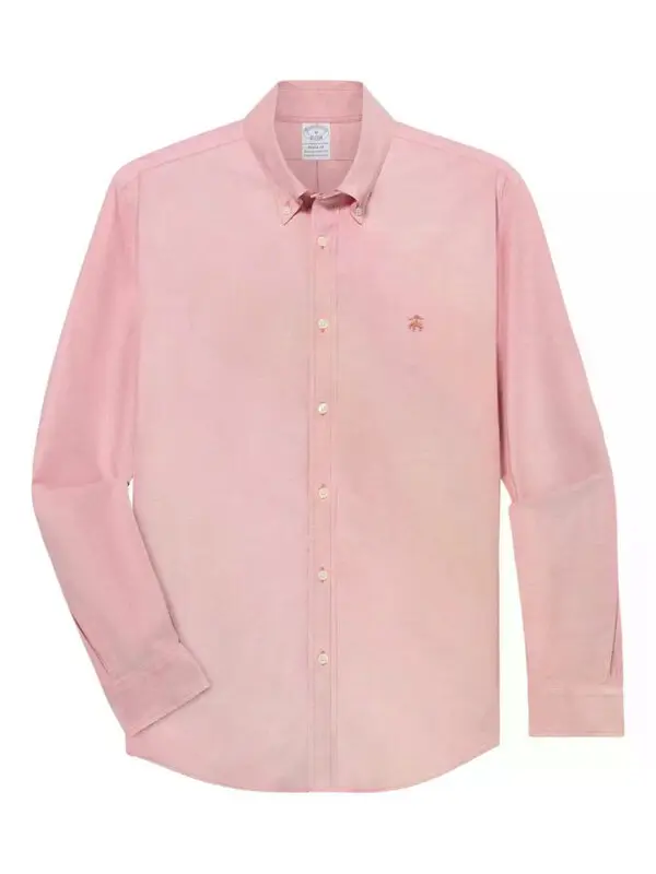 Brooks Brothers Button-down Collar Cotton Shirt - Red