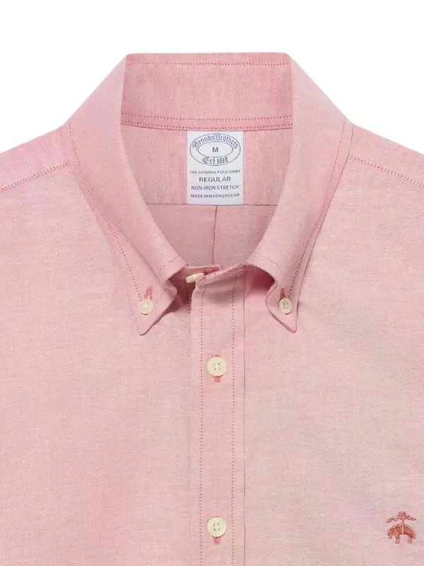 Brooks Brothers Button-down Collar Cotton Shirt - Red