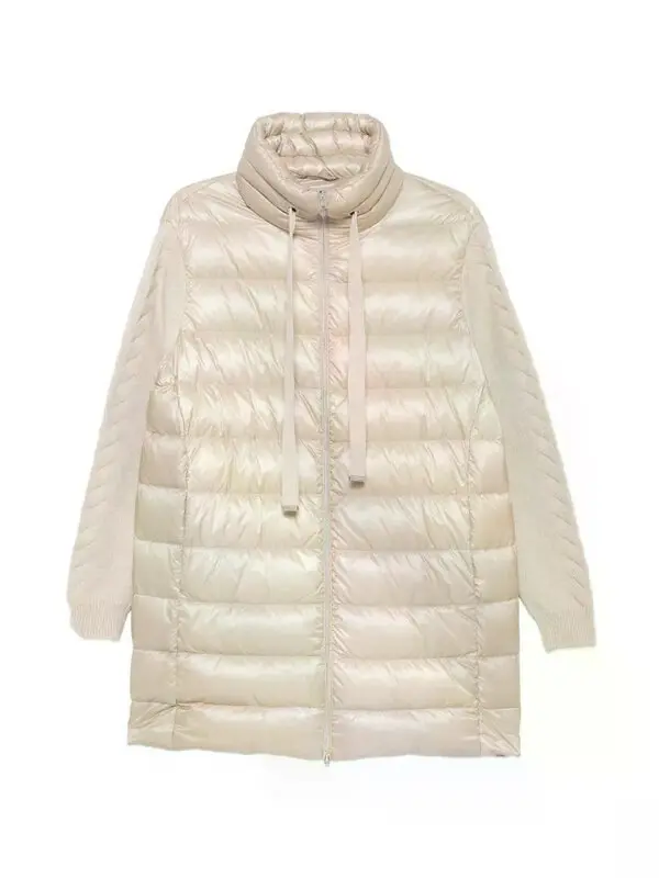 Herno Quilted Panelled Zip-up Coat