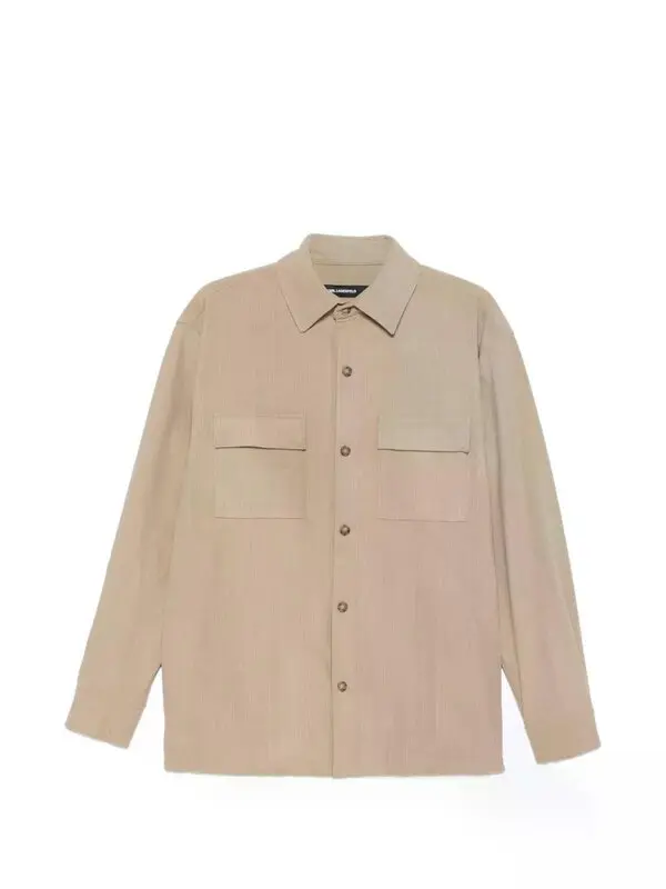 Karl Lagerfeld Corduroy-effect Overshirt
