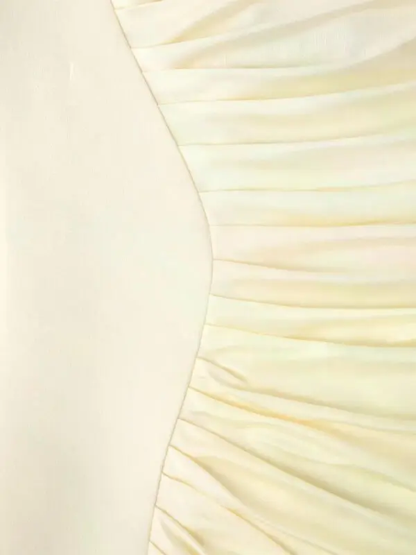 Versace Asymmetric Draped Mini Dress