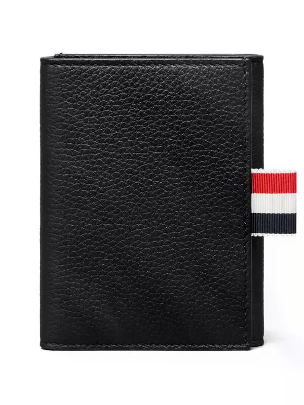 Thom Browne Soft Pebble Grain Trifold Wallet - Black