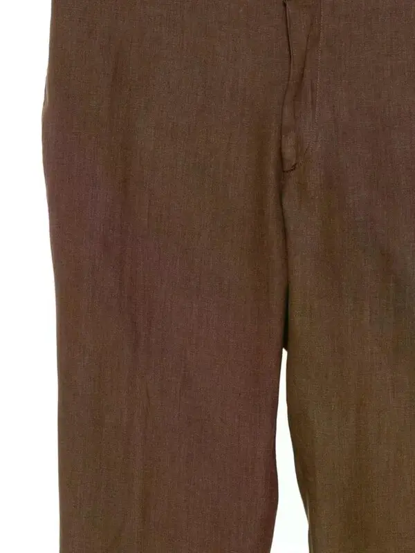 Kiton Straight-leg Trousers With Rear Elasticated Waistband