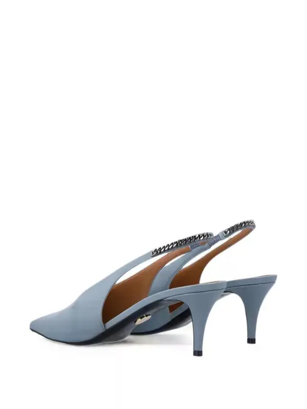 Stella McCartney Chain-link Slingback Pumps