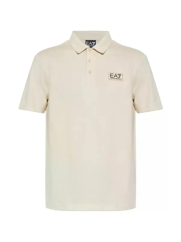 EA7 Logo-patch Short-sleeve Polo Shirt