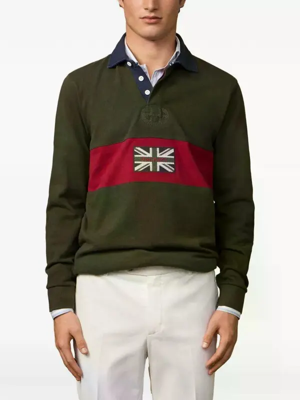 HACKETT LONDON Peaks Rugby Polo Shirt