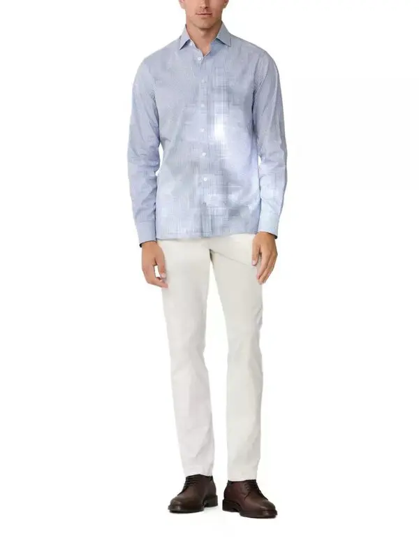 HACKETT  Check-pattern Kent-collar Shirt