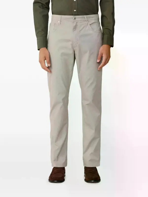 HACKETT  Garment-dyed Trousers - Grey