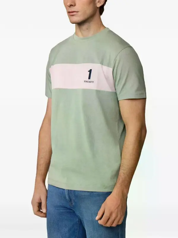 HACKETT  Colour-blocked Panel T-shirt