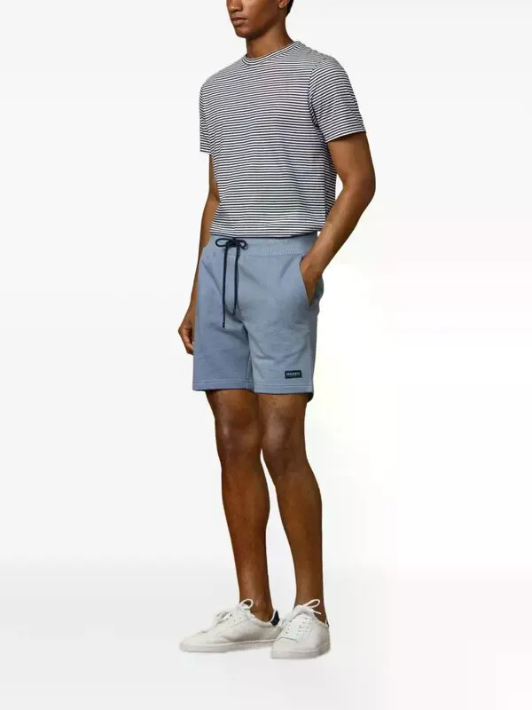 HACKETT  Cotton Terry Knit Logo Badge Shorts