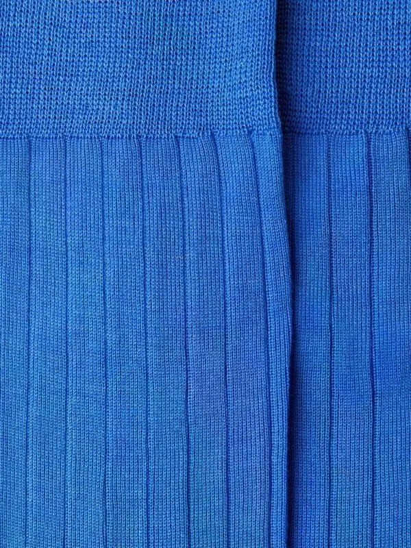 HACKETT  Ribbed-knit Mercerised Socks