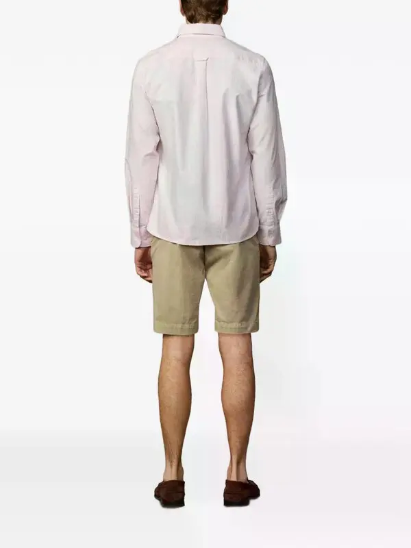 HACKETT  Ticking-stripe Cotton Shirt