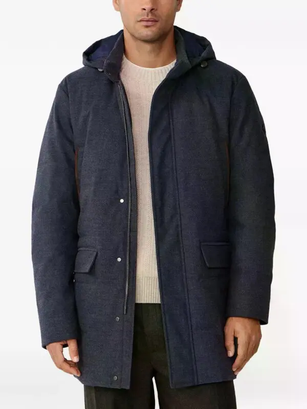 HACKETT  Herringbone Hooded Parka