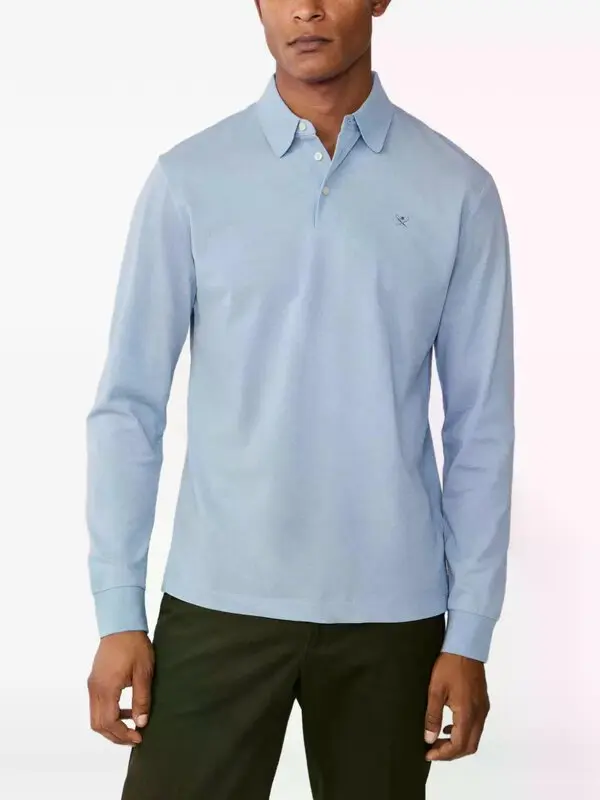 HACKETT  Long-sleeve Embroidered Polo Shirt