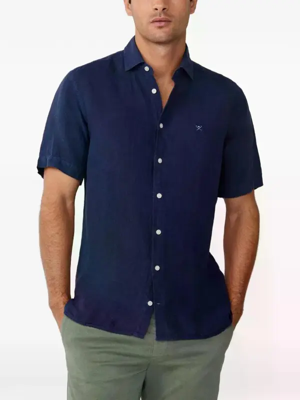 HACKETT  Garment-dyed Linen Shirt