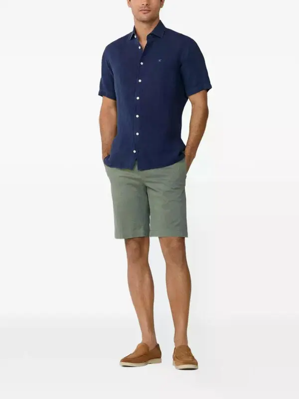 HACKETT  Garment-dyed Linen Shirt