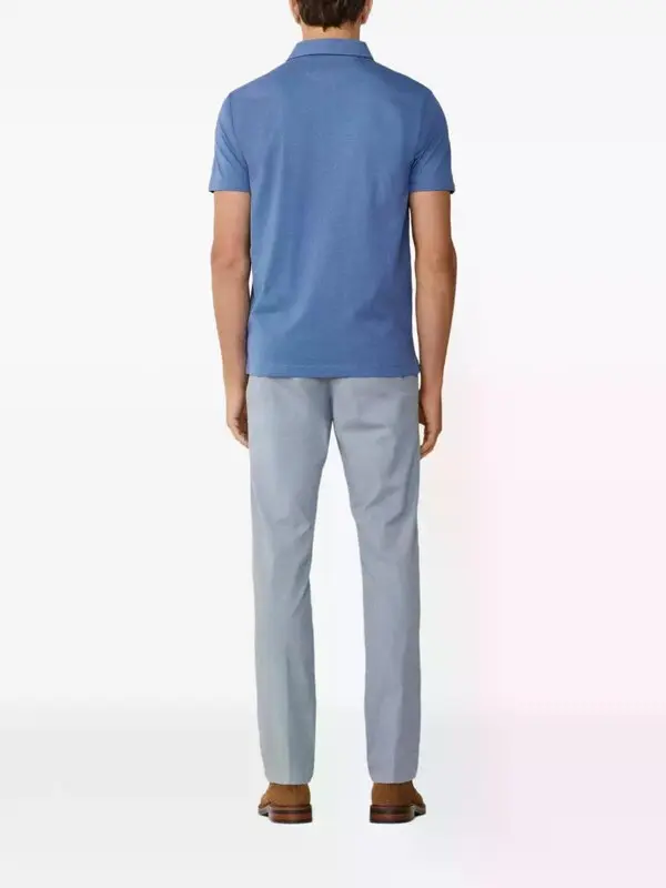 HACKETT  Embroidered Buttoned Polo Shirt