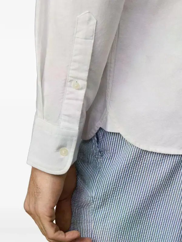 HACKETT  Heritage Oxford Buttoned Shirt - White