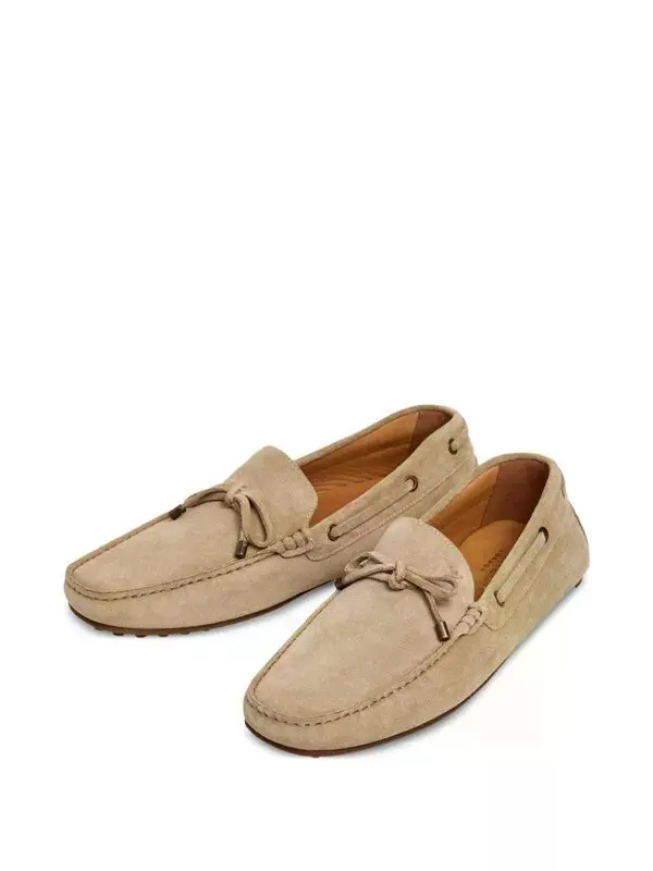 HACKETT  Suede Lace-up Loafers