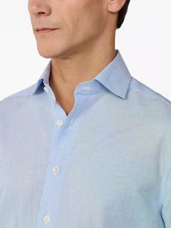 HACKETT  Striped Knightsbridge Collar Shirt