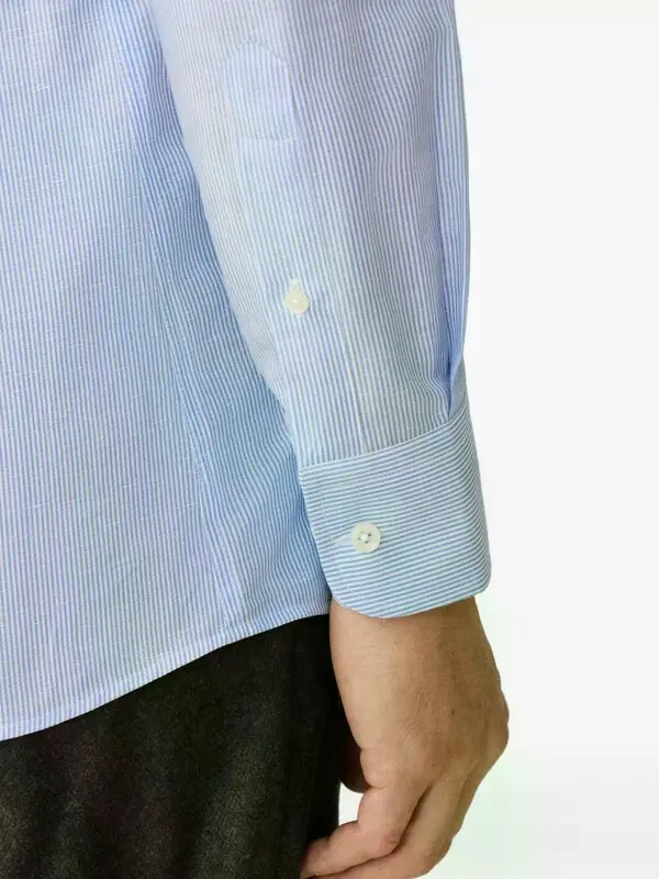 HACKETT  Striped Knightsbridge Collar Shirt