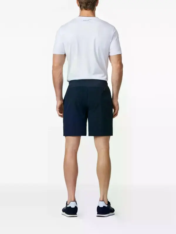HACKETT  Logo-patch Drawstring Shorts
