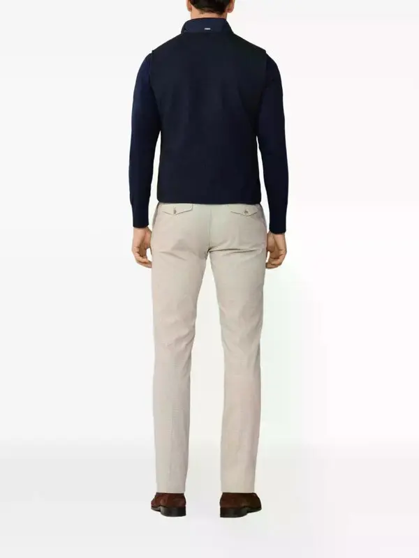 HACKETT  Quilted Knit-back Gilet