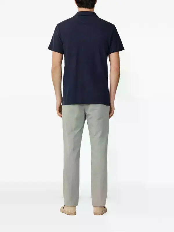 HACKETT LONDON Honeycomb-texture Jonny-collar Polo Shirt