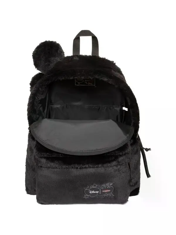 EASTPAK Faux-fur Mickey Mouse Ears Backpack